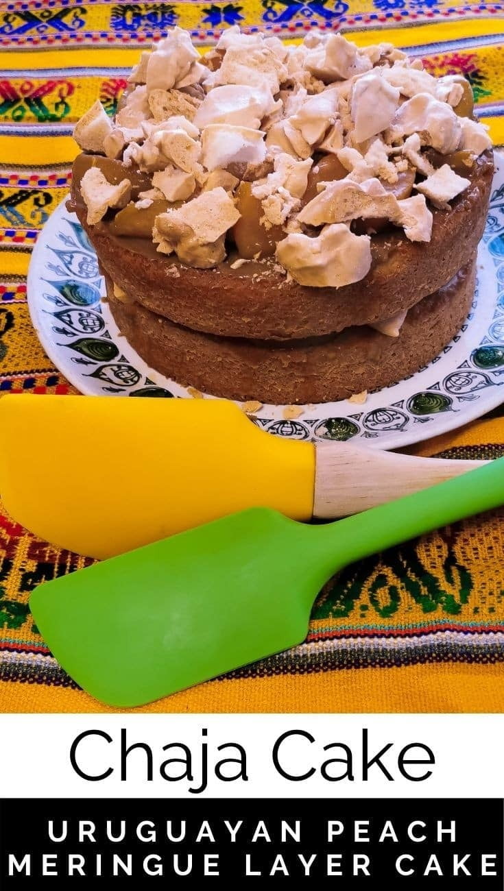 Easy Chaja Cake, a Delightful Uruguayan Peach Meringue Layer Cake