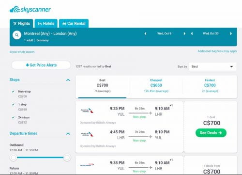 How to Find Cheap Flights with Skyscanner Flights